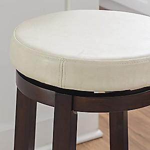 Linon Maya Rice 24 Inches Counter Stool, 24"