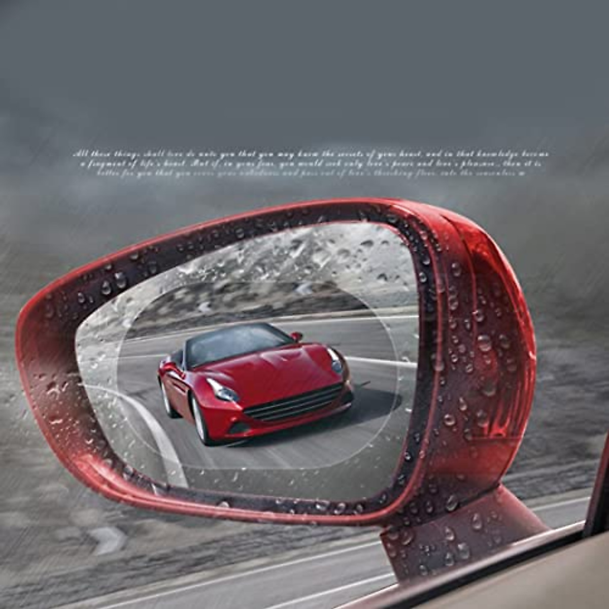 Car Rearview Mirror Protective Film Anti Fog Window Clear Rainproof Rear View Mirror Protective Soft Film Auto Accessories