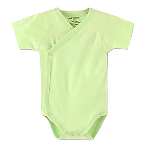 Baby Boys Girls Short Sleeves Kimono Clothes Cotton Baby Side-Snap Bodysuit Pack of Baby Layette Set (Newborn)