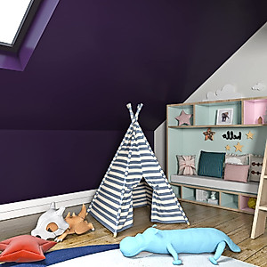 Livelynine 15.8x197 Royal Purple Wallpaper Stick and Peel Waterproof Wallpaper for Bathroom Bedroom Accent Wall Paper Roll Peel & Stick Contact Paper for Cabinets Shelves Desk Classroom Living Room