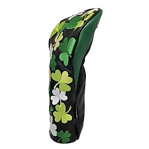 ReadyGOLF Shamrocks All-Over Embroidered Driver Headcover