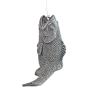 Design Toscano NG32122 Frederic The Little Fisherman of Avignon Boy Fishing Garden Statue, 6.5"D x 9.5"W x 15"H, two tone stone