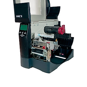 Zebra ZM400 Thermal Transfer Label Printer 600 DPI Peeler Rewinder USB Serial ZM400-6001-4000T, Bundle with Power Cable