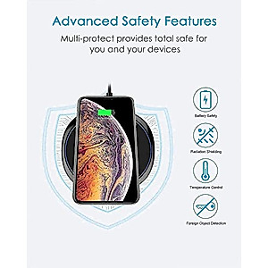 NANAMI Bundle of Wireless Chargers Set, Fast Wireless Charging Stand and Pad, Type-C Ports Charging Station for Home Office