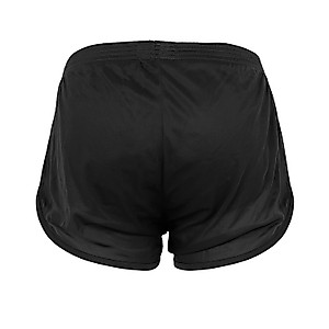 Rothco US Flag Ranger PT (Physical Training) Shorts - Medium Black