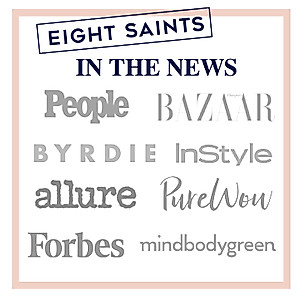 Eight Saints Cocoa Creme Body Butter, Natural and Organic Body Cream With Coconut Oil and Cocoa, Intense Hydration and Nourishing Moisturizer, 8 Ounces