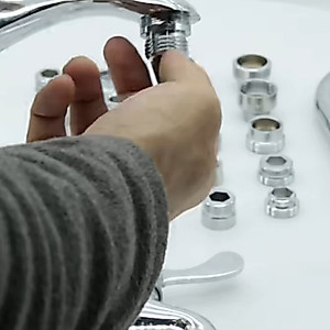 7pcs Faucet Adapter Kit With Tom Thumb Cache Adapter (TTCAD4) – Male 3/8”-18T