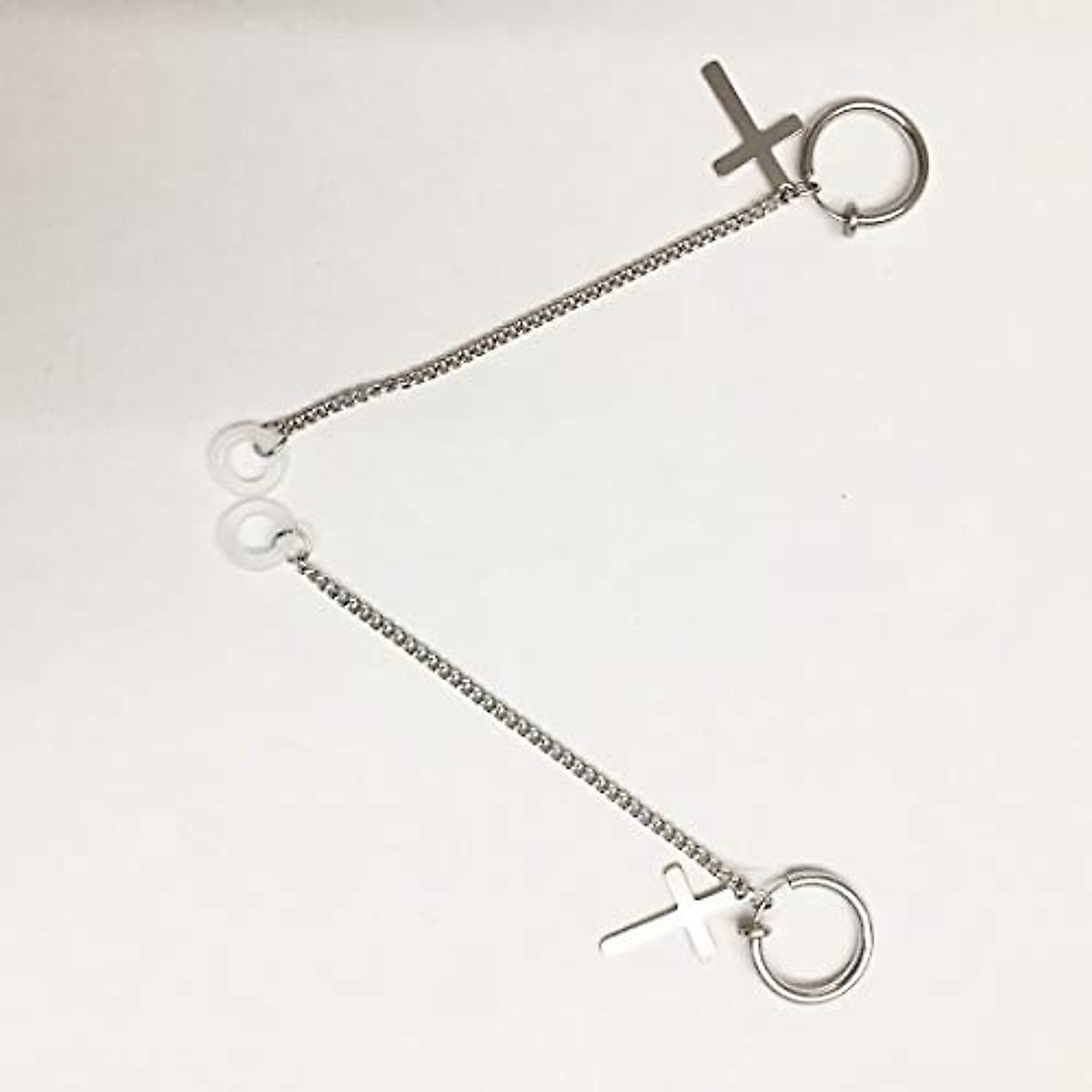 2pcs/pack anti Lost Earring for Earphone Creative Earring Strap Wireless Earhooks Earbuds Earphone Holder Connector (No Need Earhole)