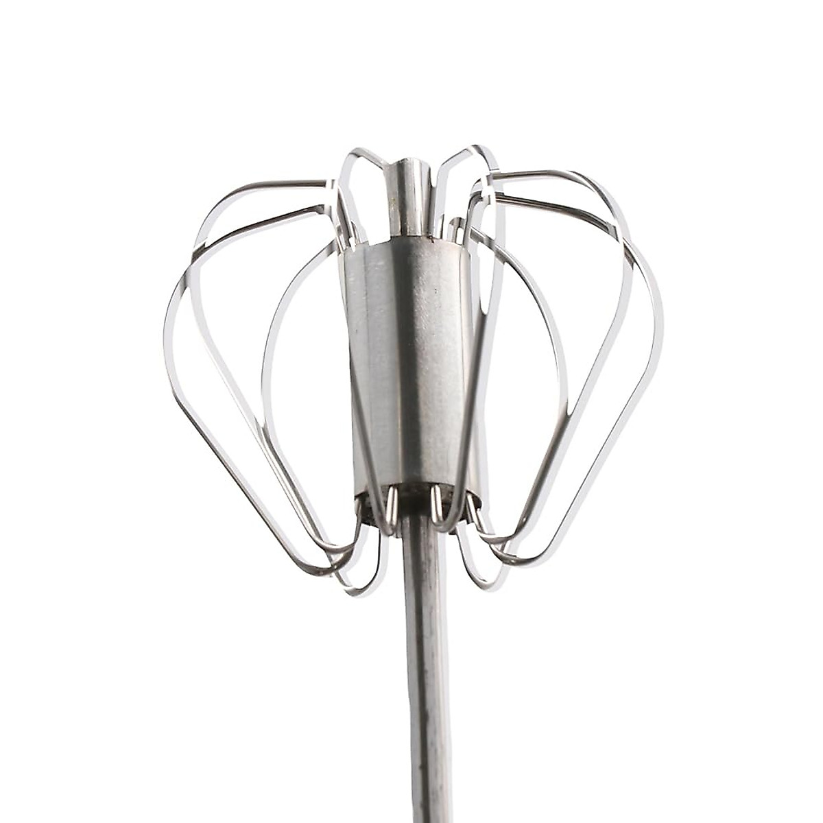 Vctitil 4Pcs Dough Whisk Bread Mixer&Egg Whisk Kits,Bread Making Tools Set,Dutch Whisk,Hand Rotary Whisk,with a Dough Scraper,Ideal for Baking,Pastry(4pcs)