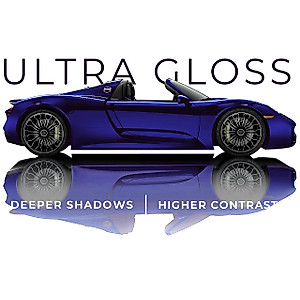 VViViD+ Ultra Gloss Neptune Pearl Blue 1.5ft x 5ft Vinyl Car Wrap Premium Paint Replacement Film Roll with Nano Air Release, Stretchable Cap Liner, Self Adhesive, Indoor Outdoor