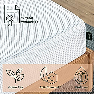 ZINUS 10 Inch Green Tea Cooling Gel Memory Foam Mattress / Cooling Gel Foam / Pressure Relieving / CertiPUR-US Certified / Bed-in-a-Box, Full