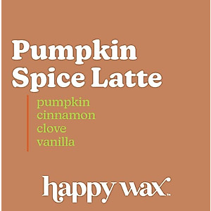 Happy Wax Fall Mix Premium Scented Natural, Non Toxic Soy Wax Melts – 6 Total Oz. of Scented Wax Melts. Includes: Fall Woods, Autumn Breeze, and Pumpkin Spice Latte
