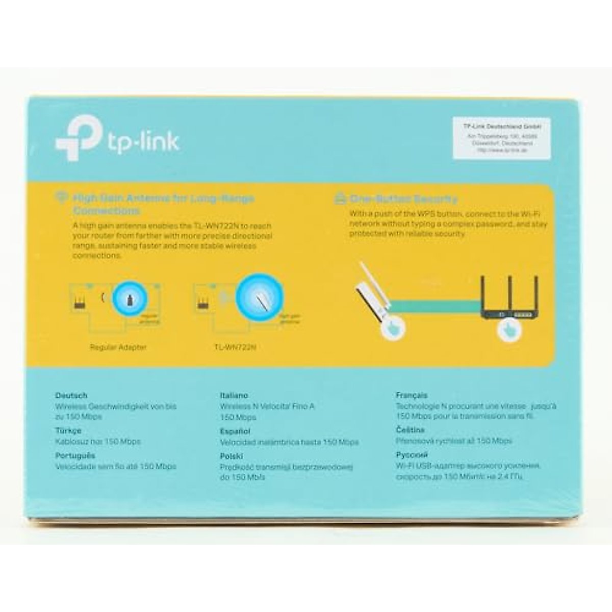 TP-Link Nano USB Wifi Dongle 150Mbps High Gain Wireless Network Adapter for PC Desktop and Laptops. Supports Win10/8.1/8/7/XP Linux 2.6.18-4.4.3, Mac OS 10.9-10.15 (TL-WN722N)