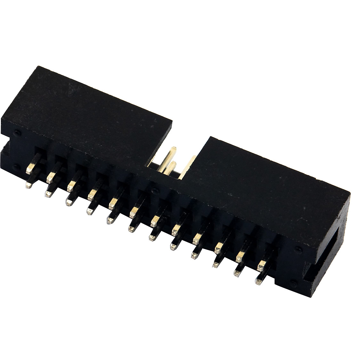 whiteeeen 20pcs 2 x 12 24 Pins 2.54mm IDC Socket Straight Male Box Header Connector