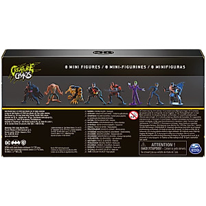 Batman 2-inch Scale 8-Pack of Collectible Mini Action Figures (Amazon Exclusive), Kids Toys for Boys Aged 3 and up