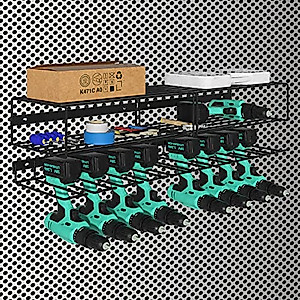 F4SPEED Large Power Tool Organizer and Storage, Garage Tool Storage Organizer Holder Garage Organizers and Storage Rack