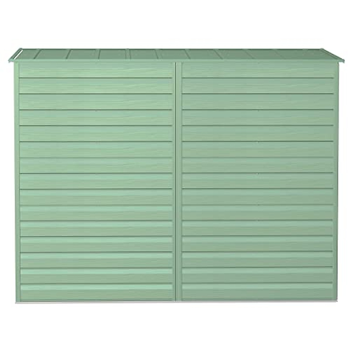 Arrow Select 8' x 4' Outdoor Lockable Steel Storage Shed Building, Sage Green