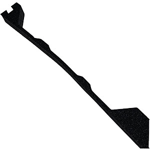 (10PCS)-12" Classic Ribbed Profile Foam Closure Strip for Metal Roofing Panels 3' Long Inside Roof Closure Strip, Noise Reduction, and Resistance to Cold