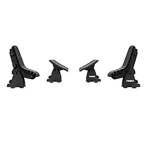 Thule DockGlide - Carries kayaks up to 36" wide - Fits all hull shapes - Kayak roof rack - One-person easy loading - 75lb weight capacity