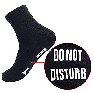 Gamer Socks Gamer Gifts Sock Do Not Disturb, I'm Gaming Novelty Funny Socks Birthday Present Chiristmas Gifts Christmas Men Women Unisex-Quarter Socks