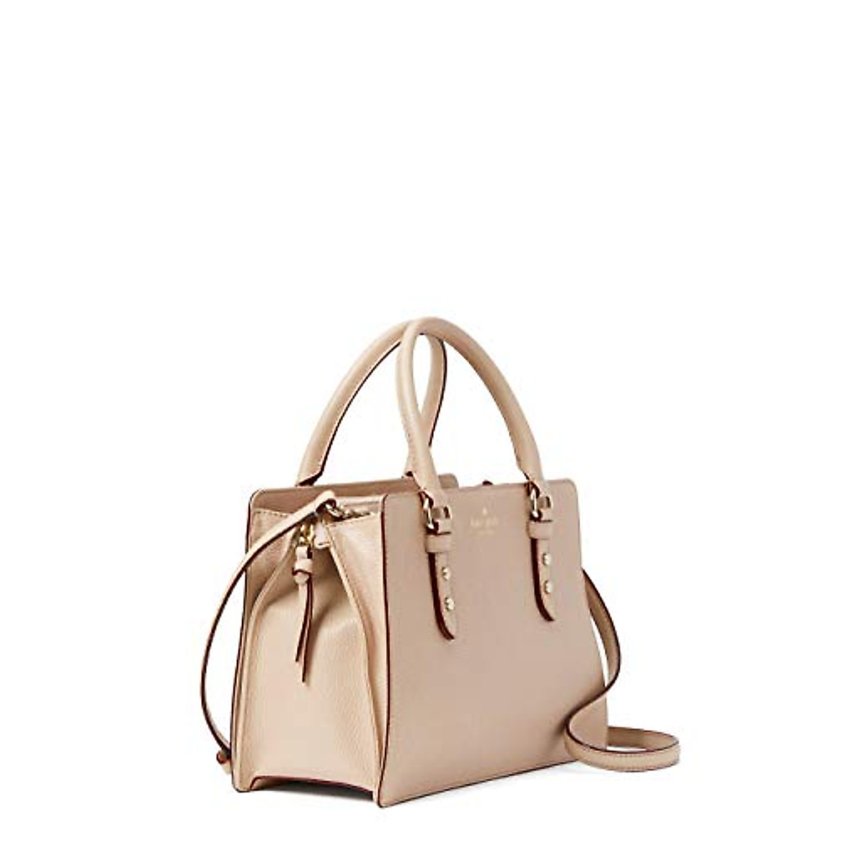 Kate Spade Lise Mulberry Street Leather Crossbody Bag Purse Handbag style # wkru4002 (warm beige)