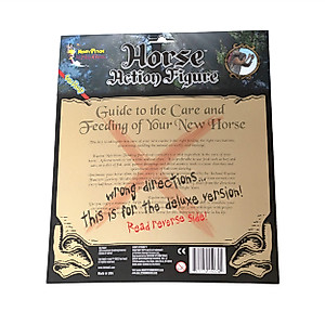 Toy Vault Monty Python Horse Action Figure; Costume Role Play Accessory for Monty Python & The Holy Grail