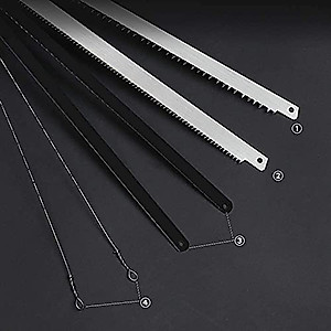 AIRAJ 12" Hack Saw for Metal, Hacksaw Frame Set With 7 Professional Hand Saw Blades of Replaceable, Two Sawing Angles (45°/90°) Metal Saw, WoodSaw,Hacksaw for Metal/Wood/Tree/PVC/Meat Sharp Cutting
