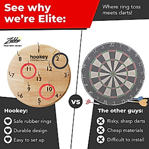 Elite Sportz Equipment Ring Toss Game - Games for Man Caves, Apartments, and Outdoor Fun - Gift for Adults and Kids - Indoor & Outdoor Games for Family and Friends - Dorm Games, Party Games