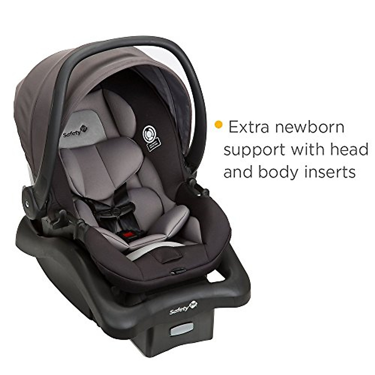 Safety 1st Smooth Ride Travel System Stroller and Car Seat OnBoard 35 LT - Efficient Infant Car Seat Stroller and Infant Car Seat and Stroller Combo, Black Cherry