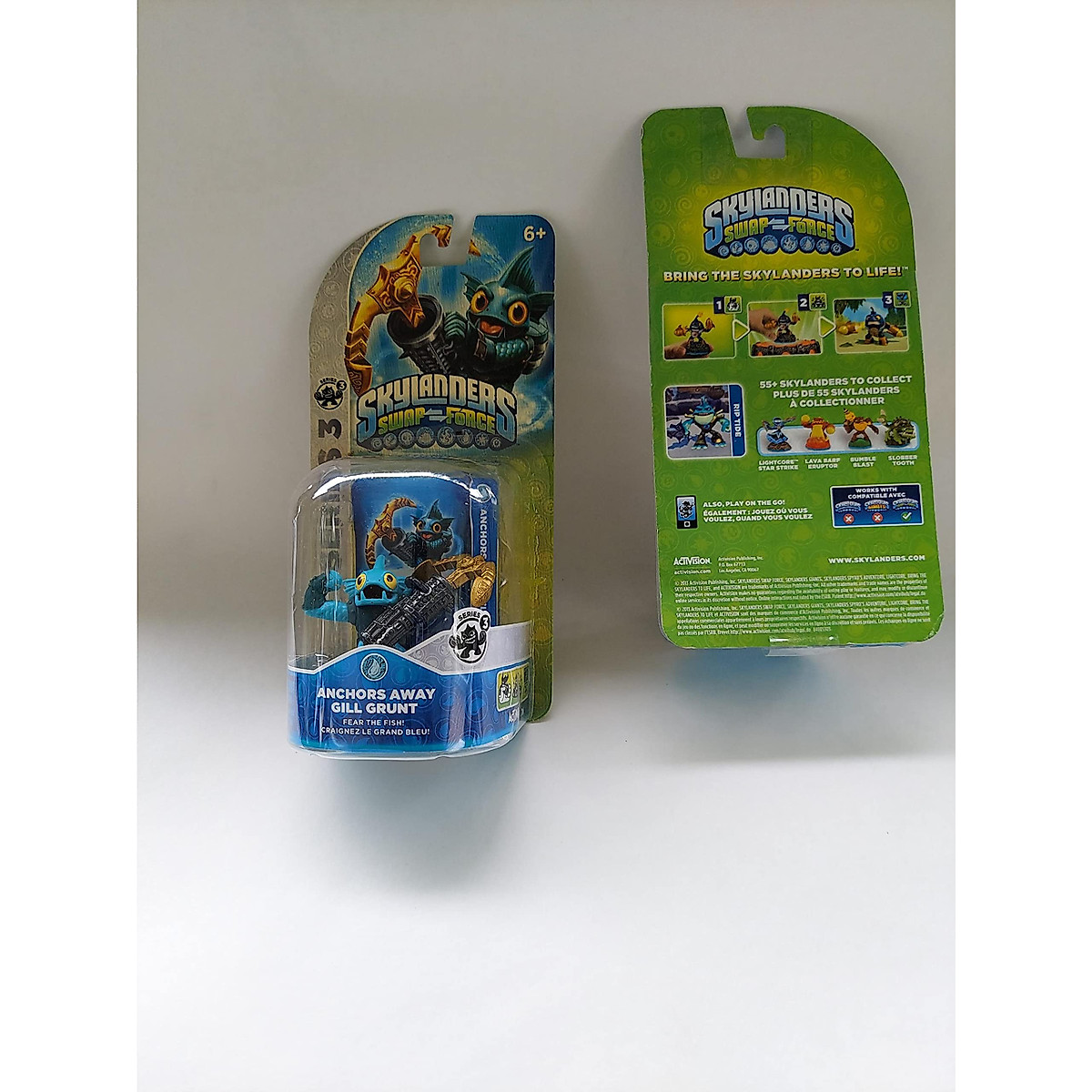Promack Skylanders Swap Force Anchors Away Gill Grunt Series 3 New Sealed Activision