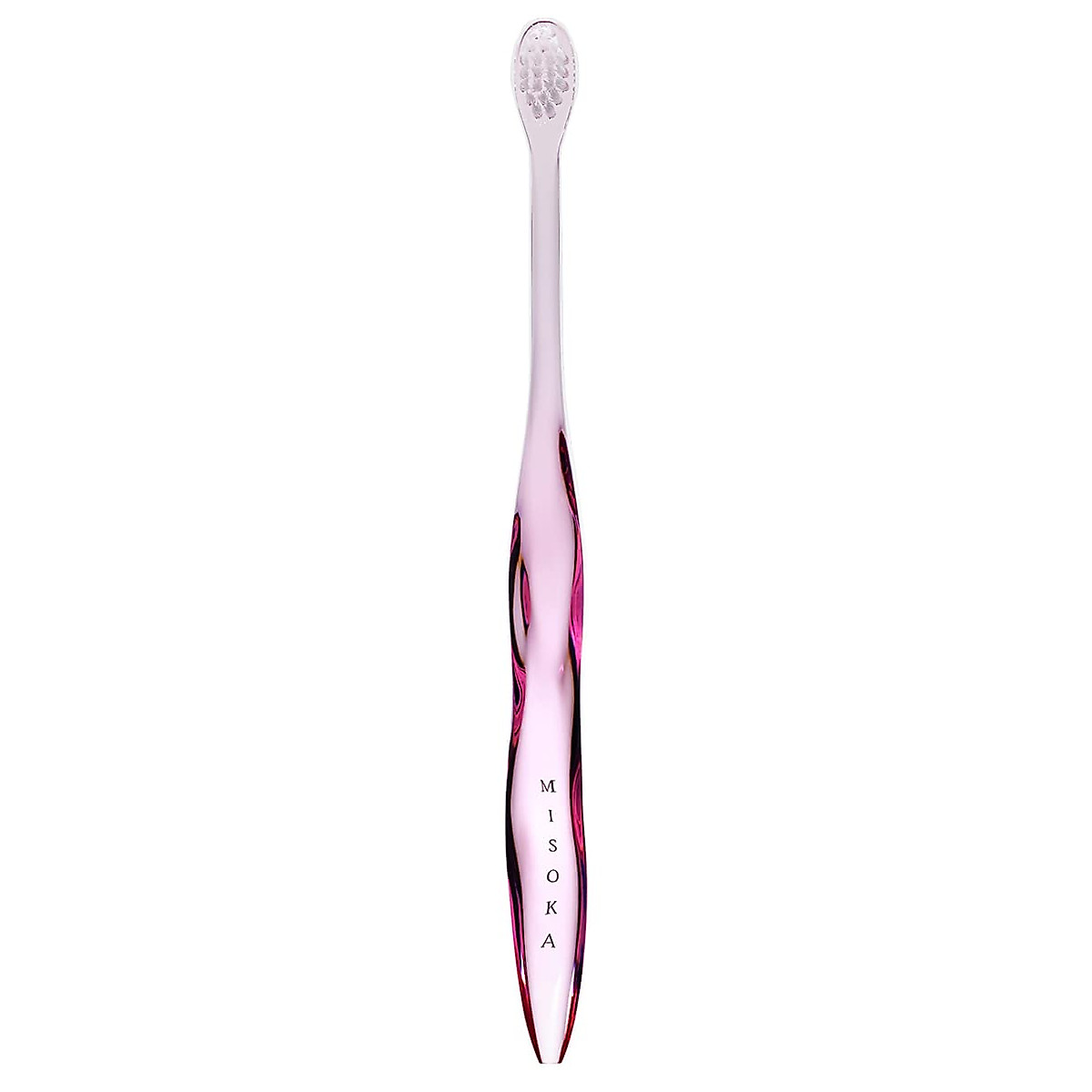 MISOKA・ISM Toothbrush Sakura (Pale Pink) Mineral-Coated Bristles Designer's Model Premium Toothbrush Made in Japan Japanese Craftsmanship