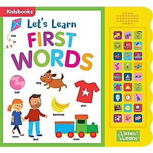 27-Button Sound Book Let's Learn First Words (Listen & Learn)