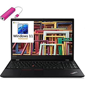 Lenovo ThinkPad T15 G2 15.6" FHD 300nits Business Laptop Computer, Intel Quad-Core i5-1145G7 (Beat i7-1065G7), 16GB DDR4 RAM, 512GB PCIe SSD, WiFi6, Backlit Keyboard, Windows 11 Pro, iPuzzl Type-C HUB