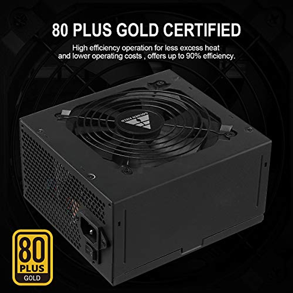 GOLDEN FIELD GPG750 Power Supply 750W Full Modular 80+ Gold Certified Computer PC ATX PSU 5 Years Warranty