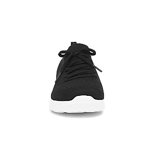 Skechers Women's Performance Go Walk Joy Faux Tie Slip-On Walking Shoes, White, 7.5