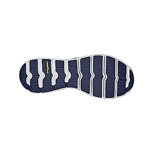 Skechers Men's Glide-Step Flex Sneaker, Charcoal Knit Trim, 9