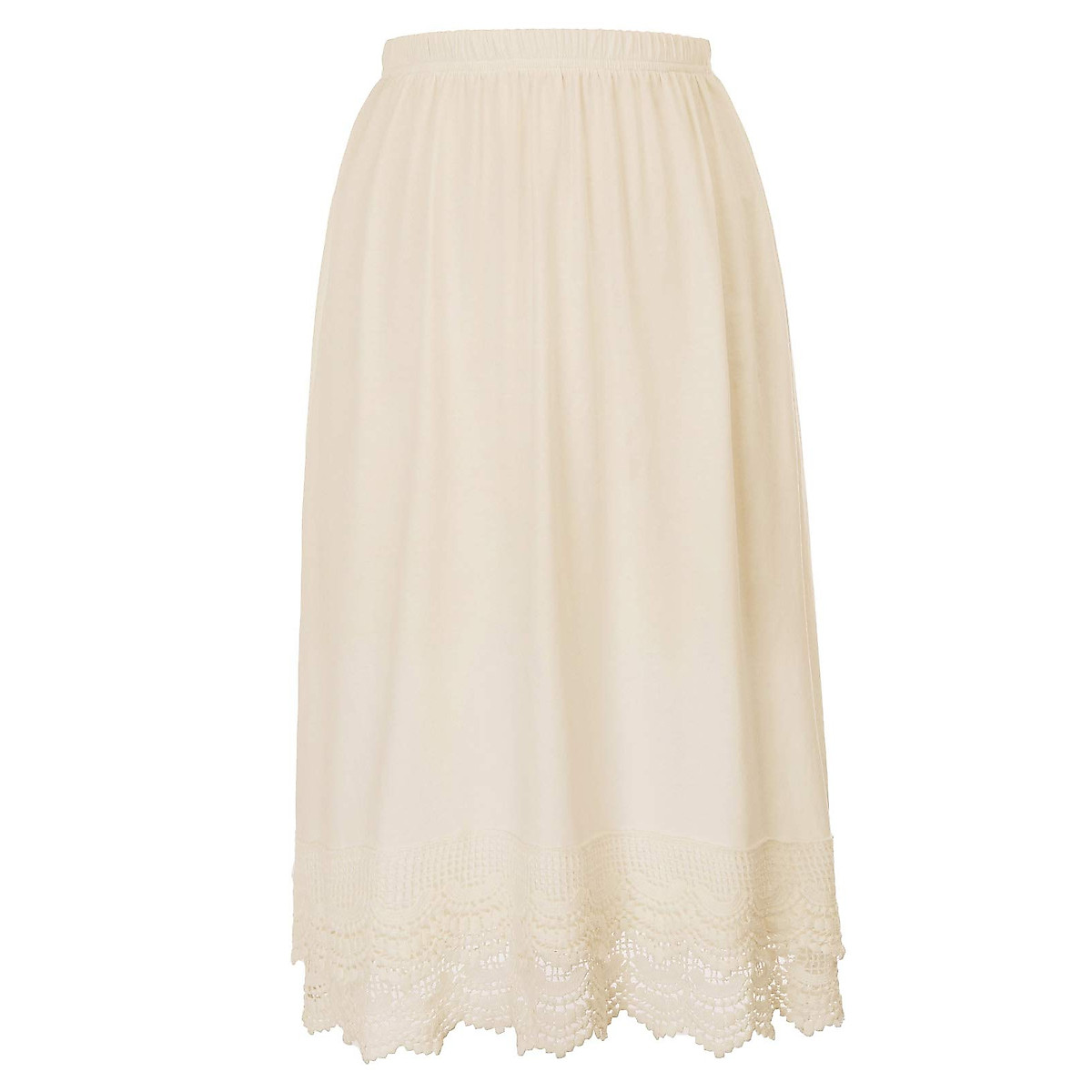 GRACE KARIN Rockabilly Dress Extender with Elastic Waistband(XL, Beige)