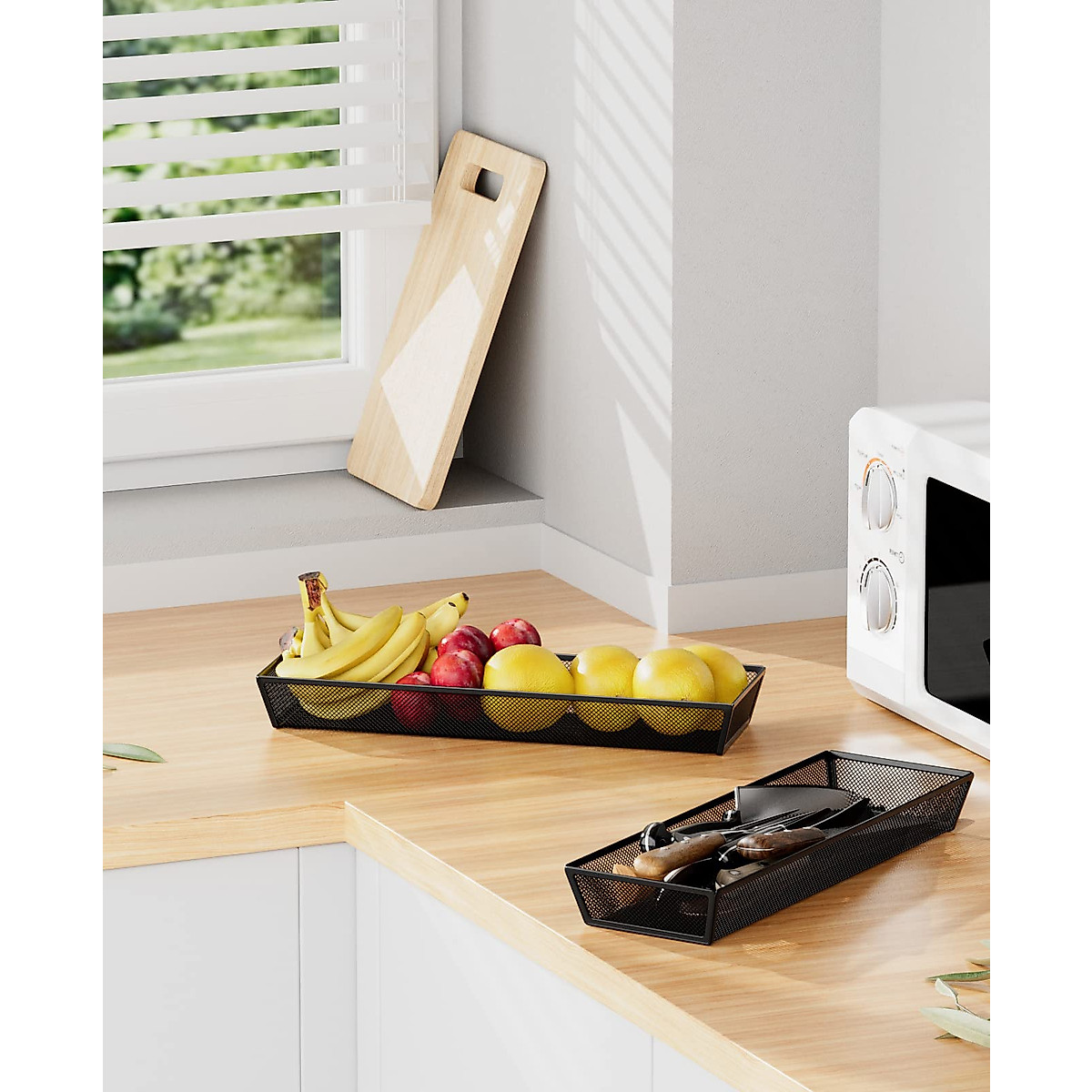 JANE EYRE kitchen drawer organizer - silverware utensil organizer for kitchen drawer,silverware tray in drawer