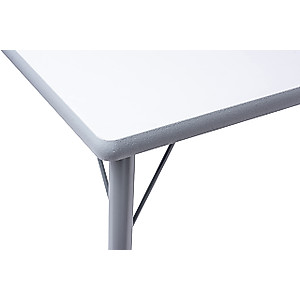 Chair and Table Set for Schools - Table About 24 x 48 inch (60 x 120cm) - Height Adjustable Legs -Spray Edges - and Four Luxurious Classroom Chairs - for Commercial Spaces