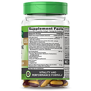 Nature's Truth Testosterone Supplement for Men | 60 Softgels | Non-GMO and Gluten Free Formula