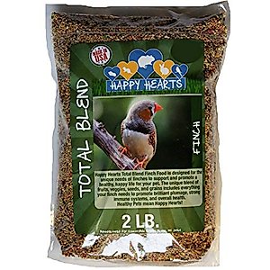 Happy Hearts Total Blend Finch Food (2 Pounds)