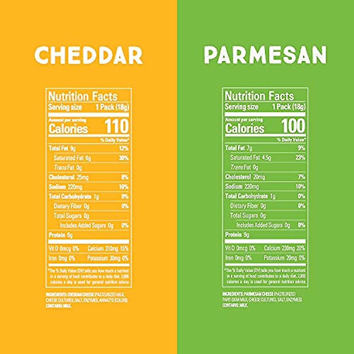 Whisps Cheese Crisps - Parmesan & Cheddar Cheese Snacks, Keto Snacks, 6-9g of Protein Per Bag, Low Carb, Gluten & Sugar Free, Great Tasting Healthy Snack, All Natural Cheese Crisps - Variety, .63 Oz (Pack of 12)