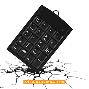 Mechanical Keyboard, Ergonomic Keyboard, Portable Mini USB Numeric Keypad Number Keyboard for Laptop, Gaming Keyboard
