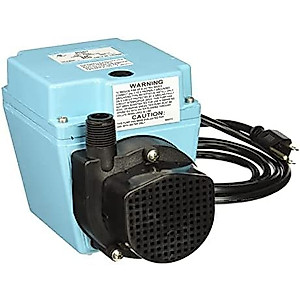 Little Giant 3E-12NR 115-Volt, 1/15 HP, 670 GPH Dual Purpose In-Line or Small Submersible, Oil-Filled Pump, 6-Ft. Cord, Blue, 503203