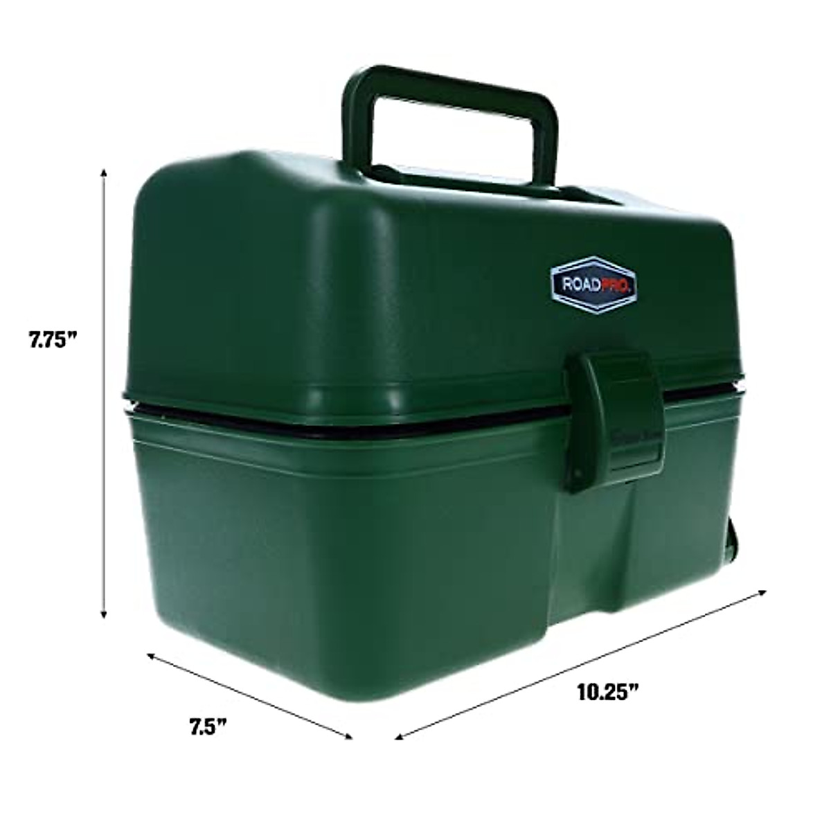 RoadPro RPLBSTOVET2 Food Heating Lunch Box Oven for Truck Portable Food Warmer Lunch Box 12v Stove Car Van Life Travel or Construction – Deluxe, Hunter Green, 1 Quart