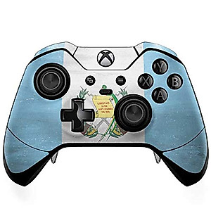 Skinit Decal Gaming Skin Compatible with Xbox One Elite Controller - Originally Designed Guatemala Flag Distressed Design