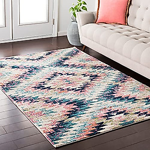 Artistic Weavers Tara Bohemian Southwestern Area Rug,5'3" x 7'3",Teal