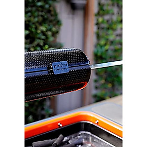 Everdure Rotisserie Grill Basket with Clip Locks, Non-Stick Food Grade Tumbler, Round Basket, Fits Standard Rotisserie Grills with 5/16” or 5/8” Square Spit Rods, Great for Meat and Vegetables