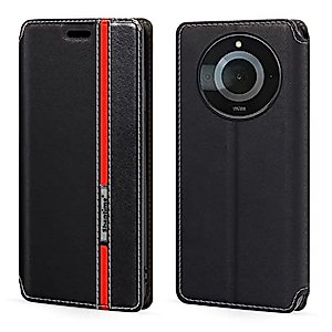 Shantime for Oppo Realme 11 Pro 5G Case, Fashion Multicolor Magnetic Closure Leather Flip Case Cover with Card Holder for Oppo Realme 11 Pro+ 5G (6.7”)