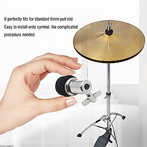 Dilwe Jazz Drum Clutch, Metal Hi-hat Clutch for Hi Hat Cymbal Standard Jazz Drum Parts Accessories